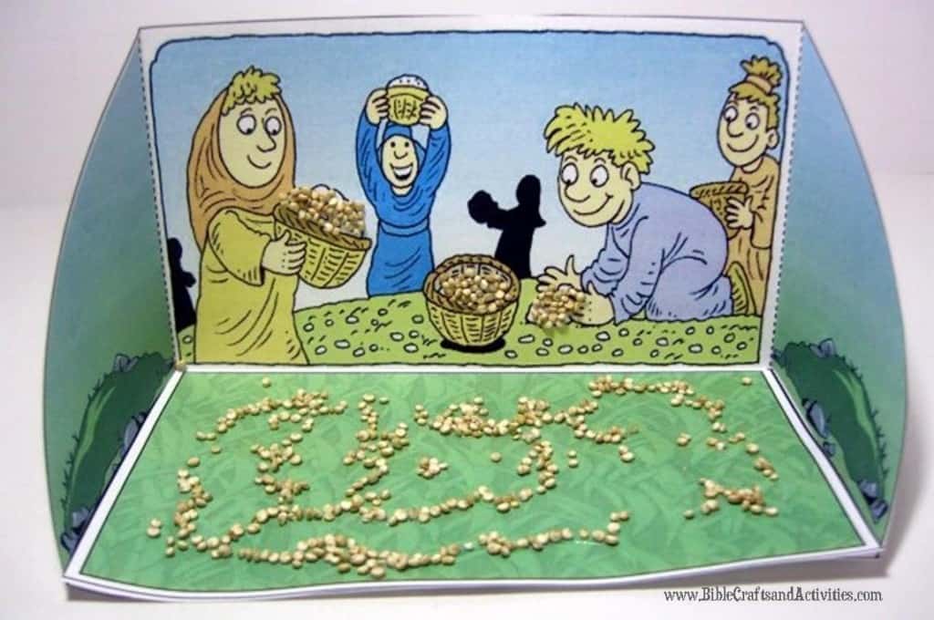 Craft for Manna in the Desert - Bible Crafts and Activities