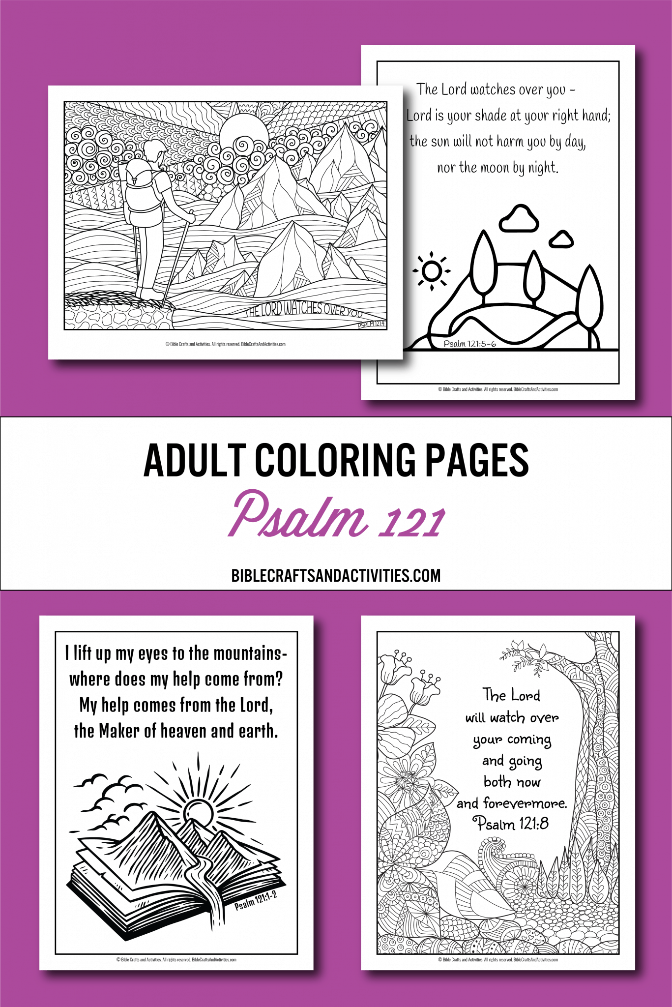 pinterest-instagram-coloring-pages-psalm-121_Pinterest - Bible Crafts ...