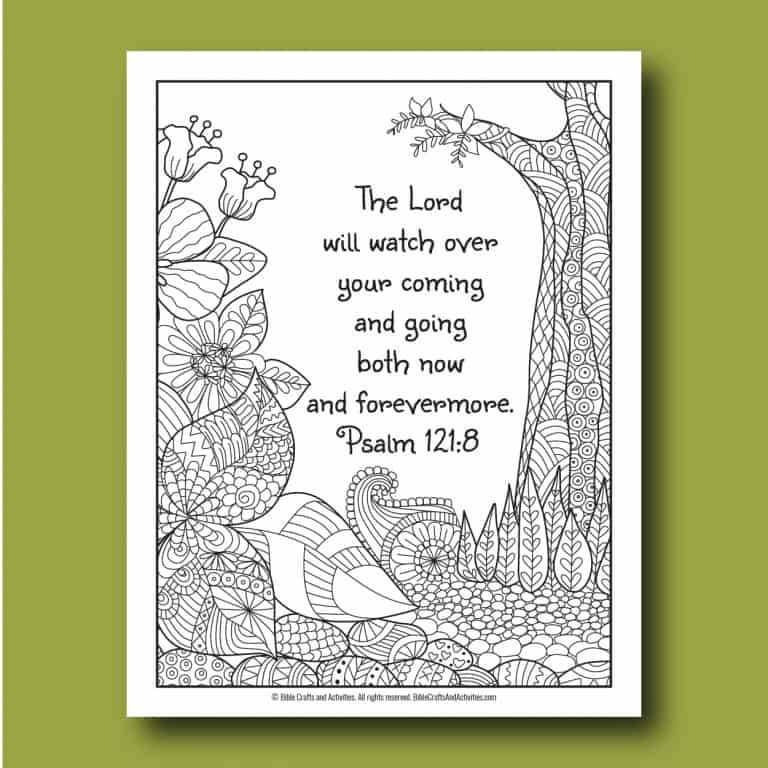 product images psalm 121 with shadow-04 - Bible Crafts and Activities