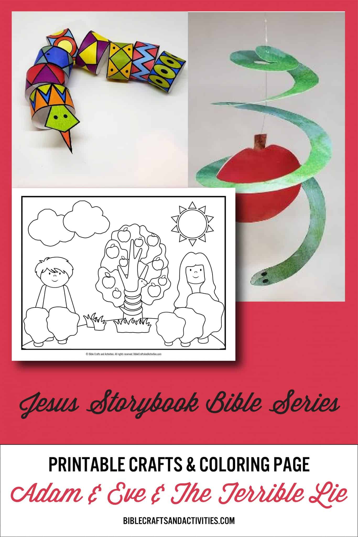 Adam and Eve Crafts and Printables - Bible Crafts and Activities