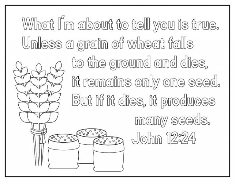 Lent Coloring Pages - Bible Crafts and Activities