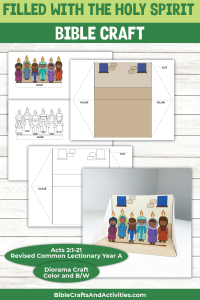 Filled with the Holy Spirit | Acts 2:1-21 | Pentecost A - Bible Crafts ...