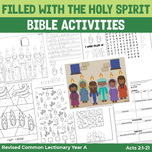 Filled with the Holy Spirit | Acts 2:1-21 | Pentecost A - Bible Crafts ...
