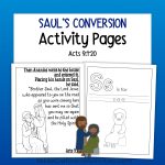 Saul's Conversion | Acts 9:1-20 - Bible Crafts and Activities