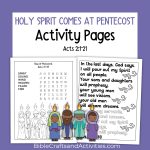Filled with the Holy Spirit | Acts 2:1-21 - Bible Crafts and Activities